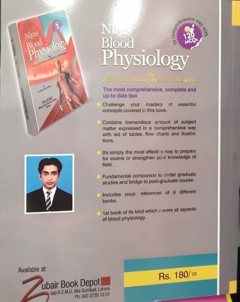 Nims Blood Physiology Notes For MBBS, BDS, Pharm D, BHMS & DVM Students ...
